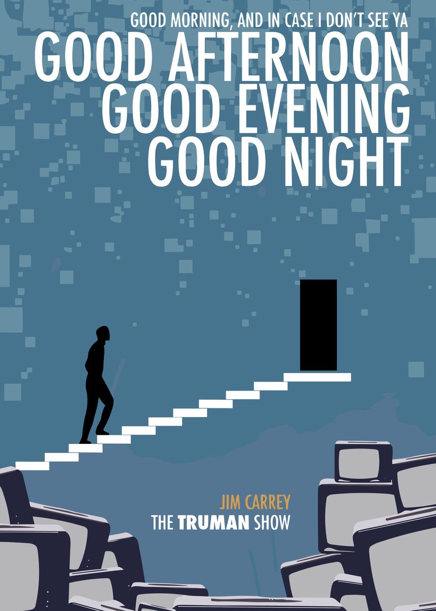 'The Truman Show' Poster, picture, metal print, paint by Lech Tristen ...