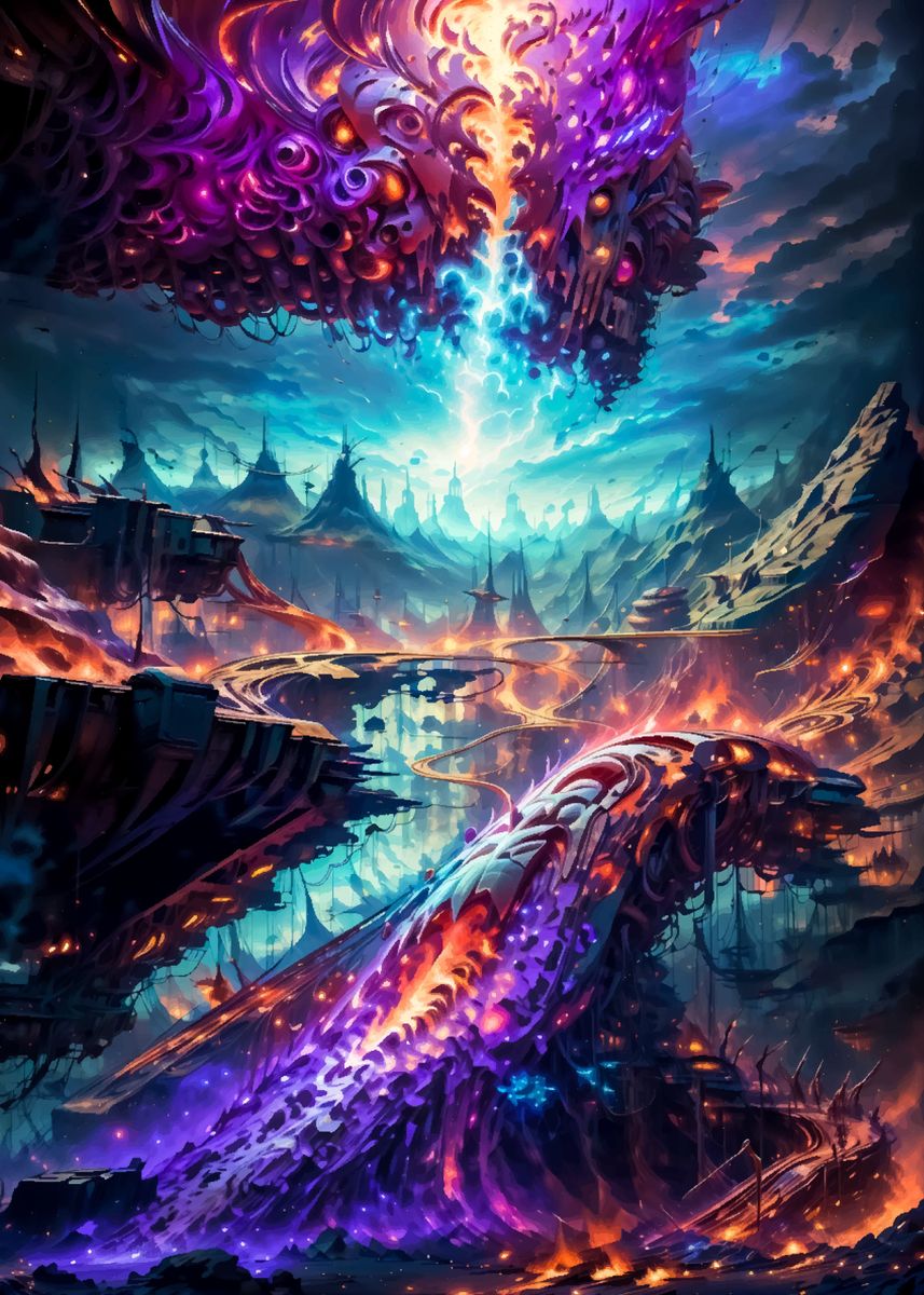 'Disunity of Two Worlds' Poster by James Garcia | Displate