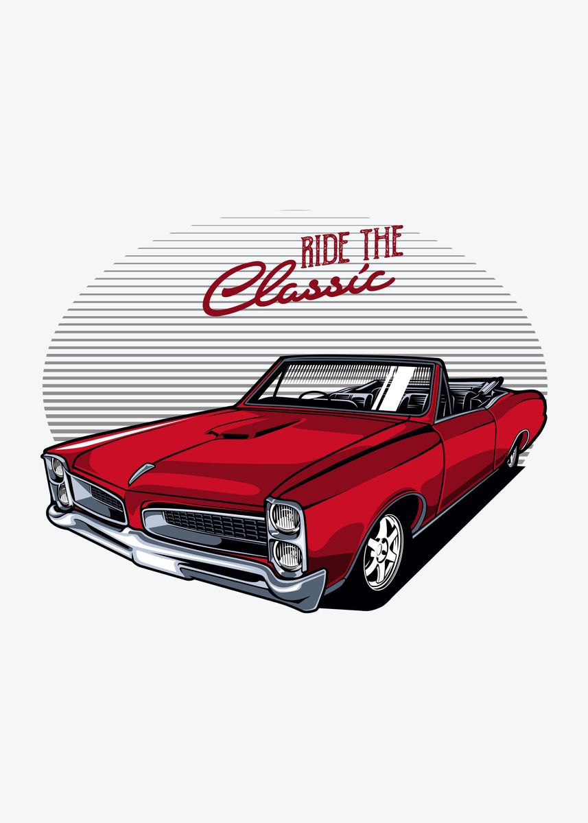 'Car Vintage Classic' Poster, picture, metal print, paint by Jame ...