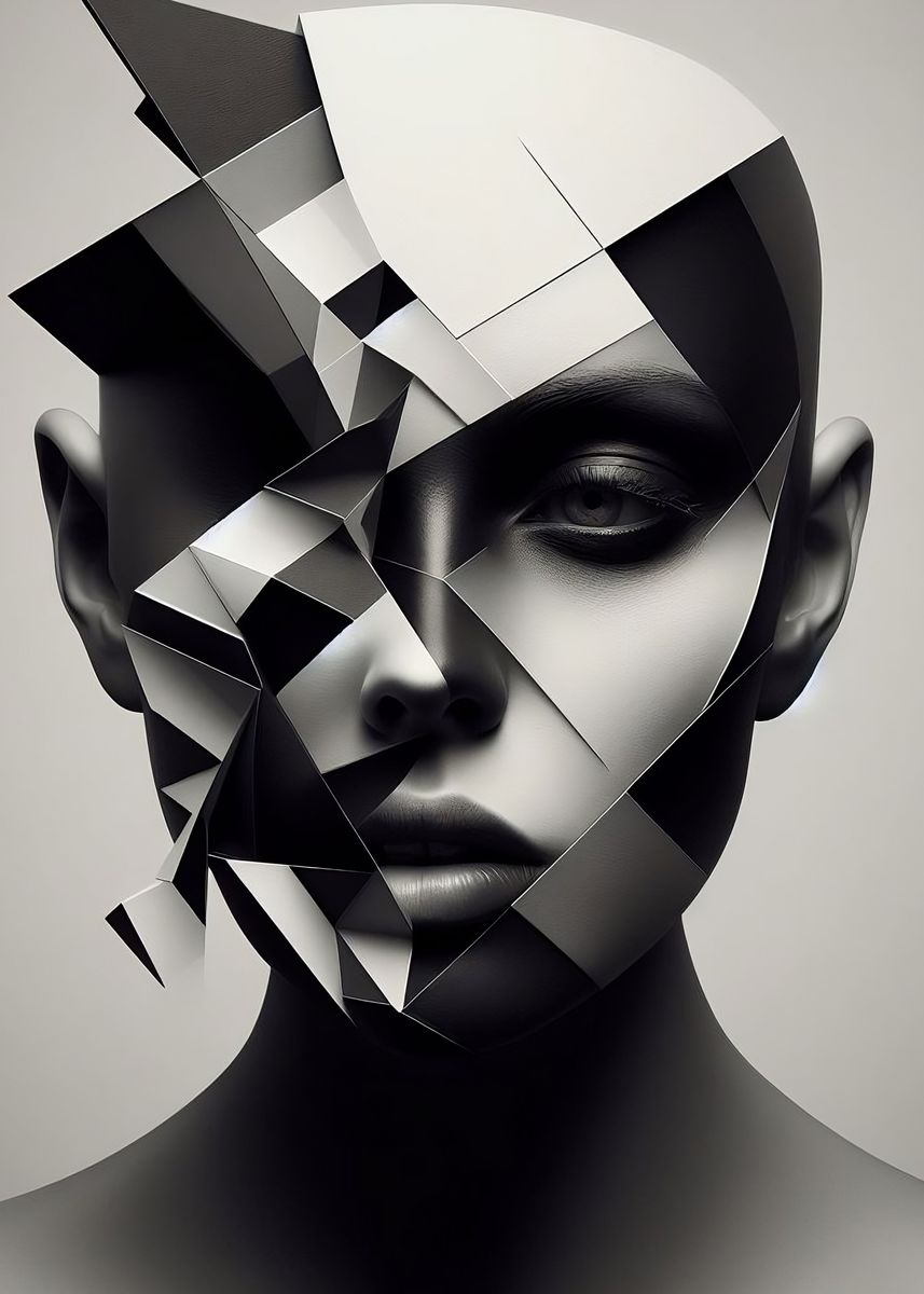 'Surreal portrait 1' Poster, picture, metal print, paint by Ashan ...