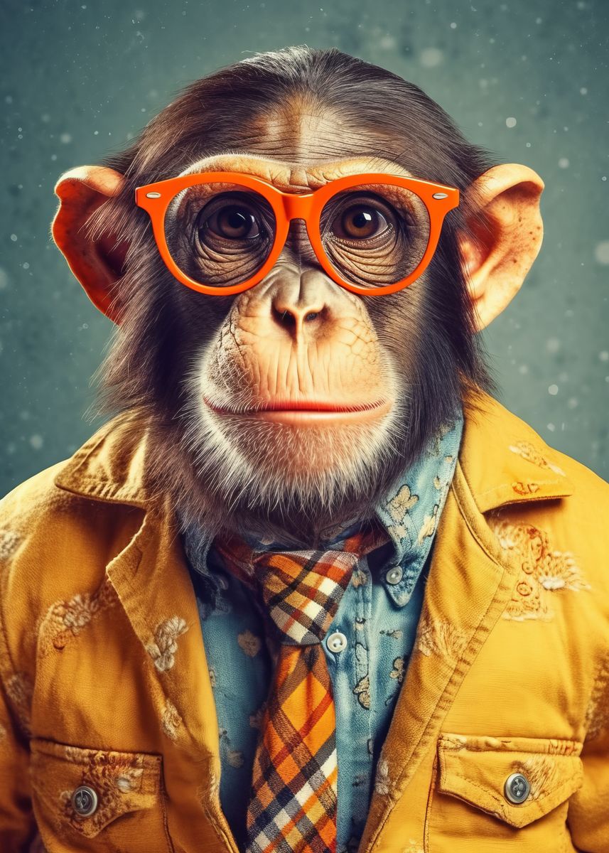 'Monkey Business' Poster, picture, metal print, paint by Craig Doogan ...