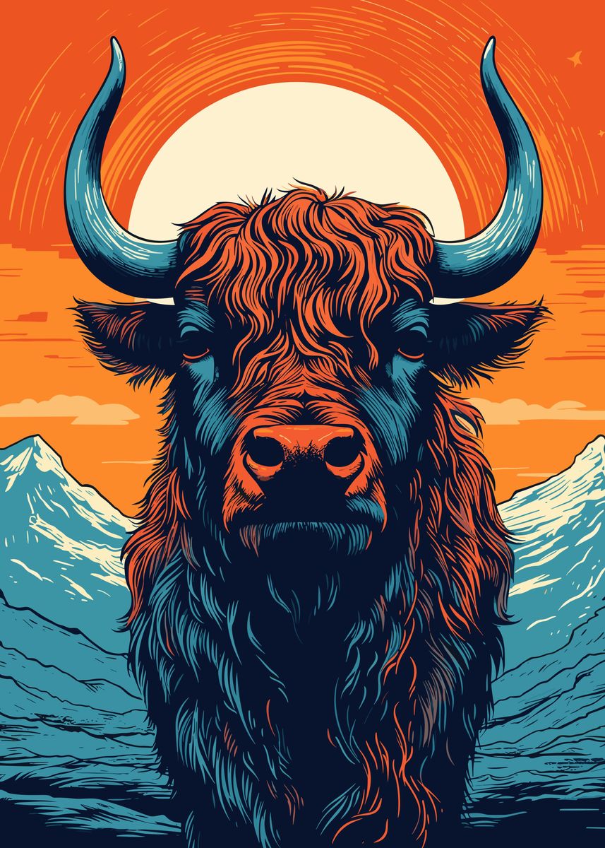 'Risograph Animal' Poster, picture, metal print, paint by Oliver Ben | Displate