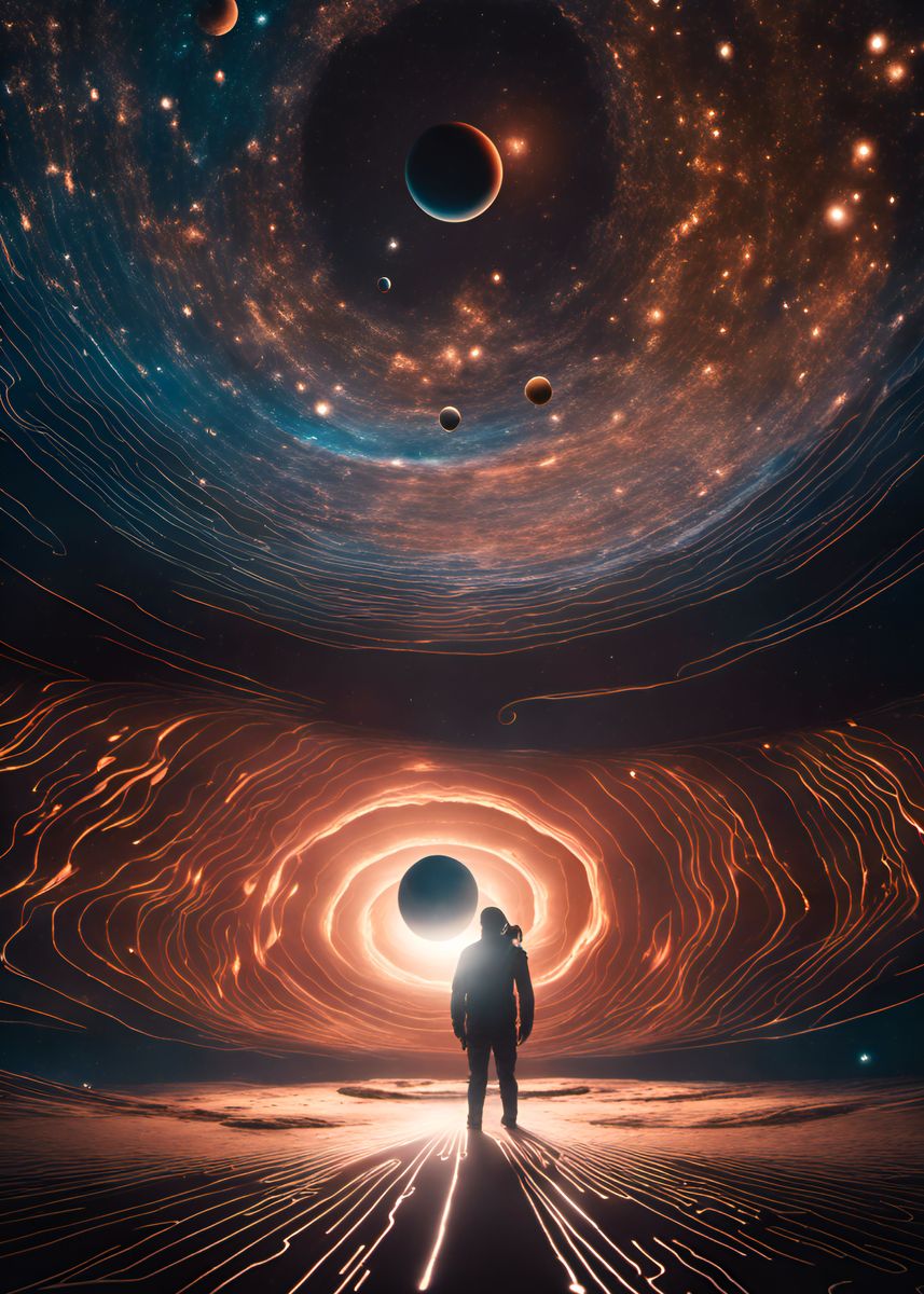 'Cosmic Murals' Poster, picture, metal print, paint by Sparkls | Displate