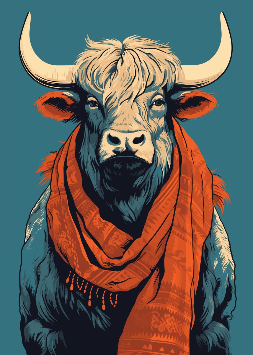 'Risograph Animal' Poster, picture, metal print, paint by Oliver Ben | Displate