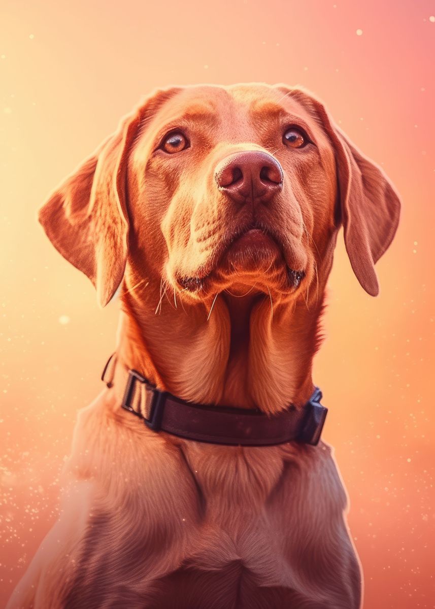 'Labrador Dog' Poster, picture, metal print, paint by DecoyDesign ...