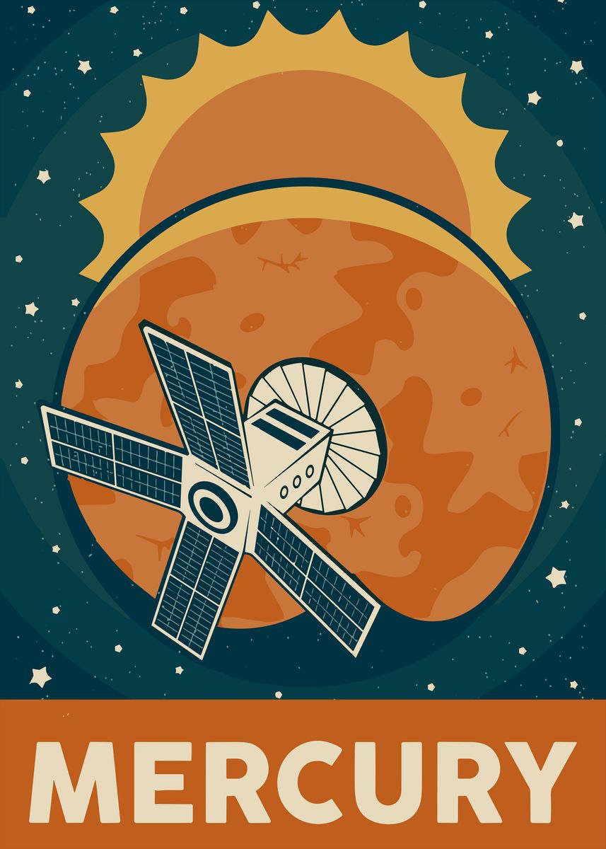 'Mercury' Poster, picture, metal print, paint by Haruno Sakura | Displate