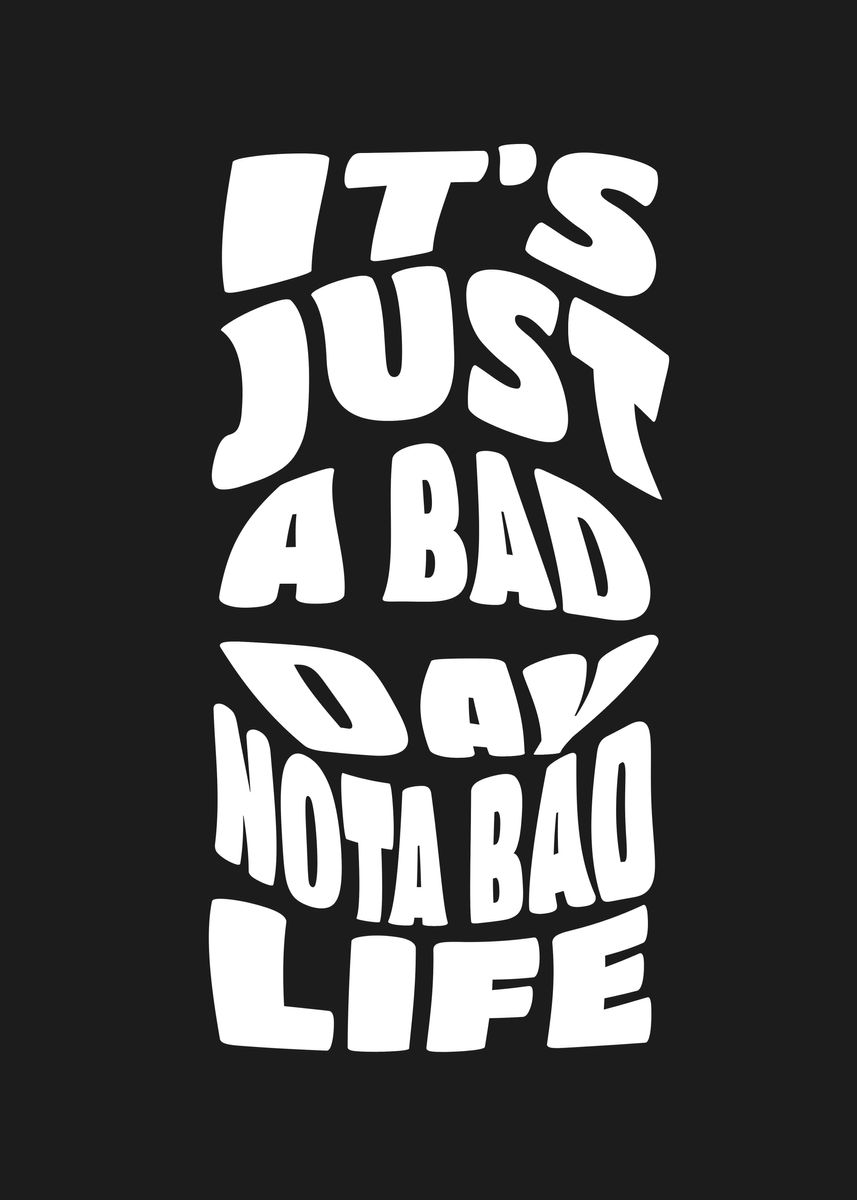 'BAD DAY' Poster, picture, metal print, paint by herikurny27 ID | Displate