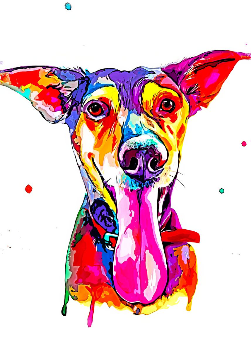 'Prague Ratter' Poster, picture, metal print, paint by Graphics GC ...