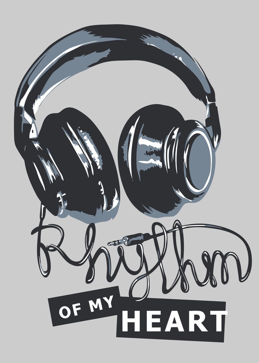 'Music Rhythm' Poster, picture, metal print, paint by Dimitri Bertan ...