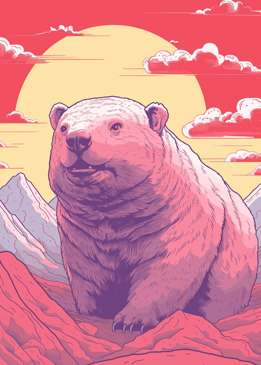 'Risograph Animal' Poster, picture, metal print, paint by Oliver Ben | Displate