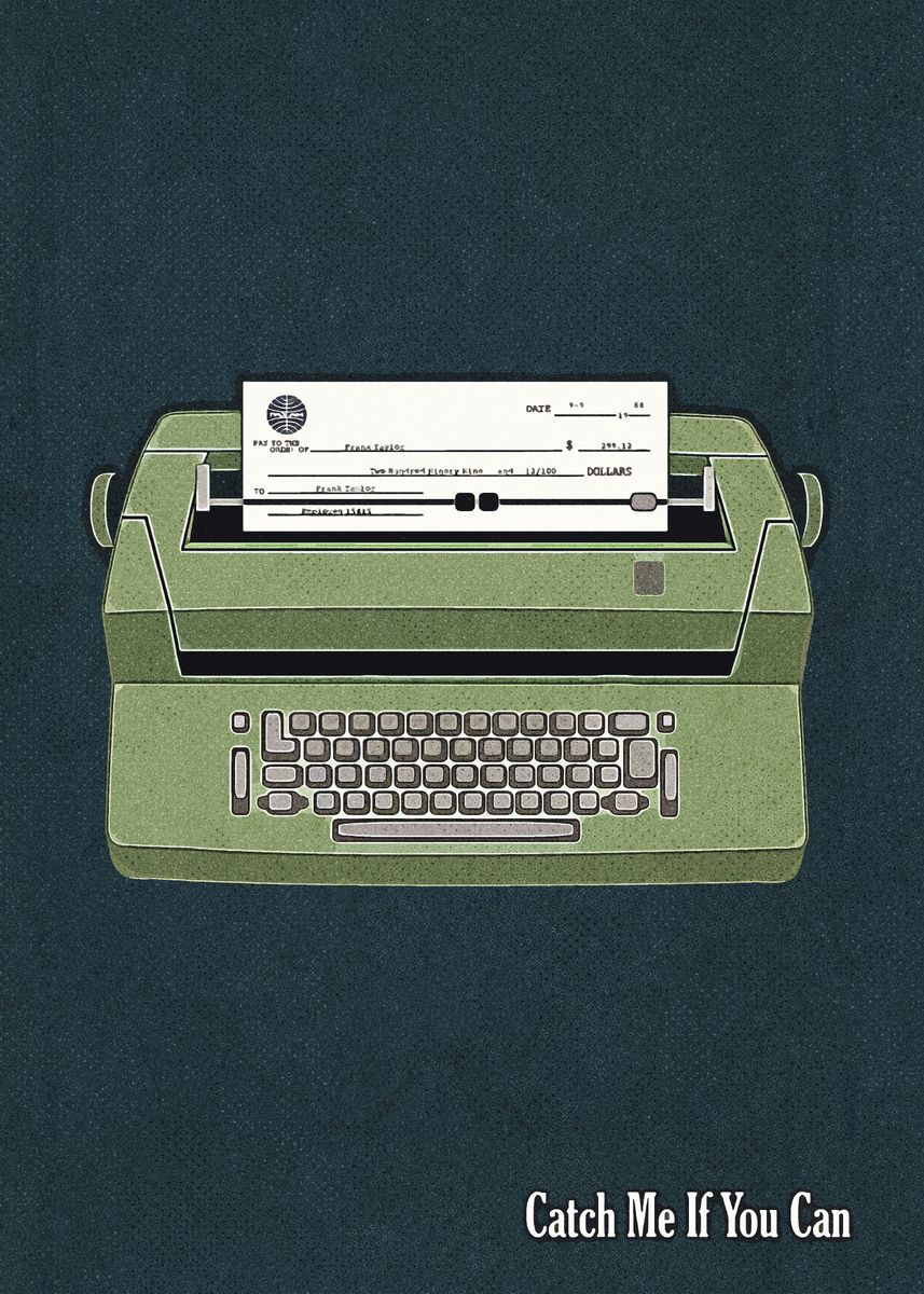 'Catch me if you can' Poster, picture, metal print, paint by ...