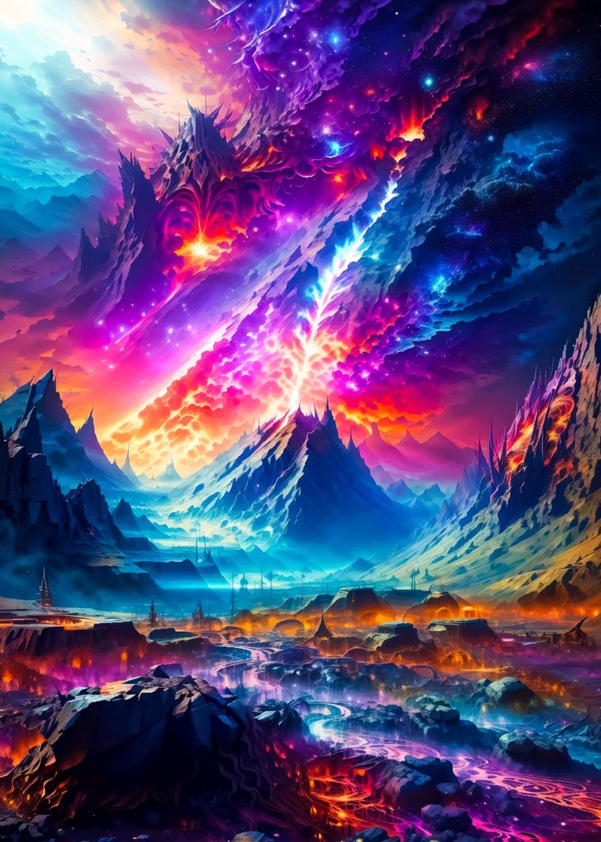 'Strange Sky' Poster, picture, metal print, paint by James Garcia ...