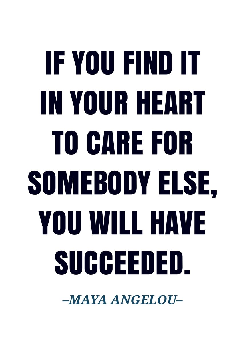 'Maya Angelou quote' Poster, picture, metal print, paint by Gembull Art ...