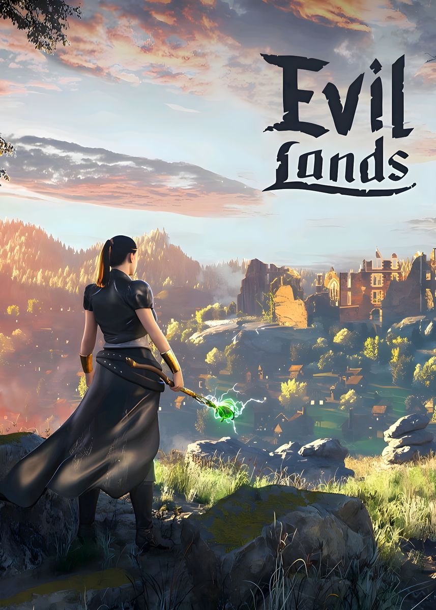 'Evil Lands' Poster, picture, metal print, paint by classic game cars ...