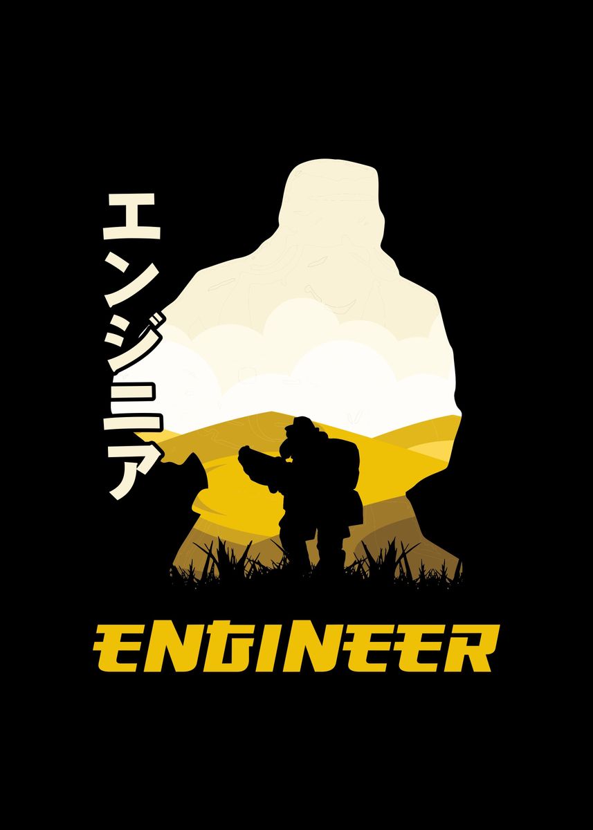 'Deep Rock Galactic Enginee' Poster, picture, metal print, paint by ...