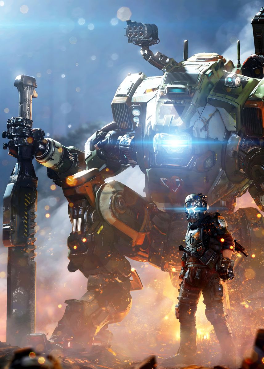 'Titanfall 2' Poster, picture, metal print, paint by Deddy Jr | Displate