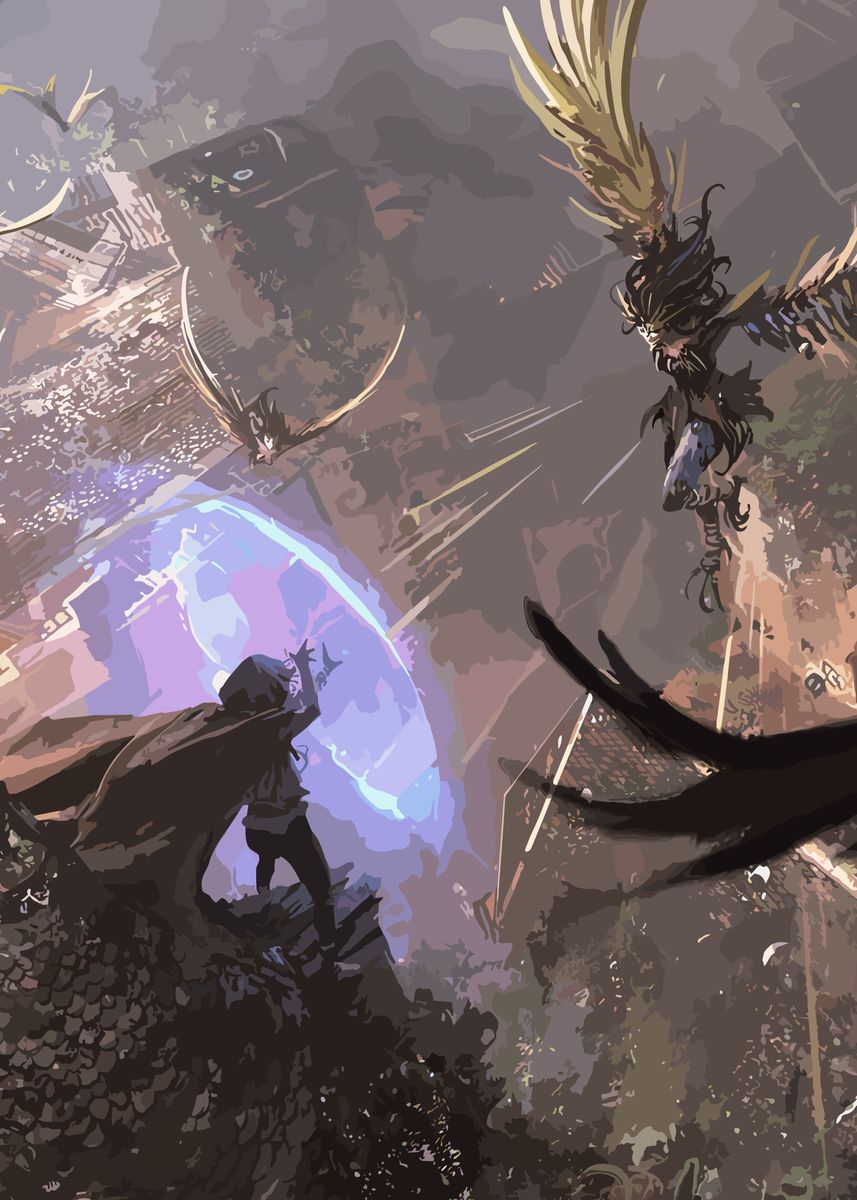 'retro game' Poster, picture, metal print, paint by Dana Deans | Displate