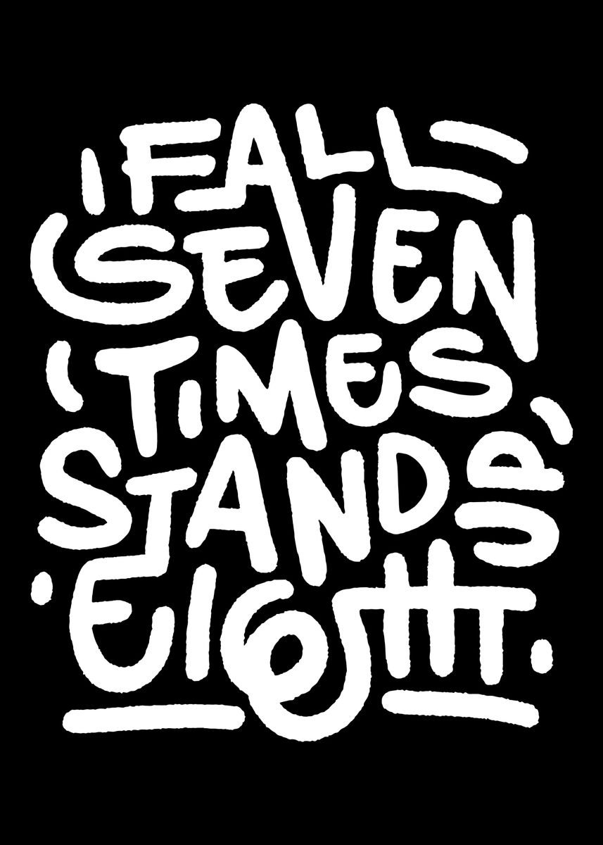 'Rise After Every Fall' Poster, picture, metal print, paint by Adam ...