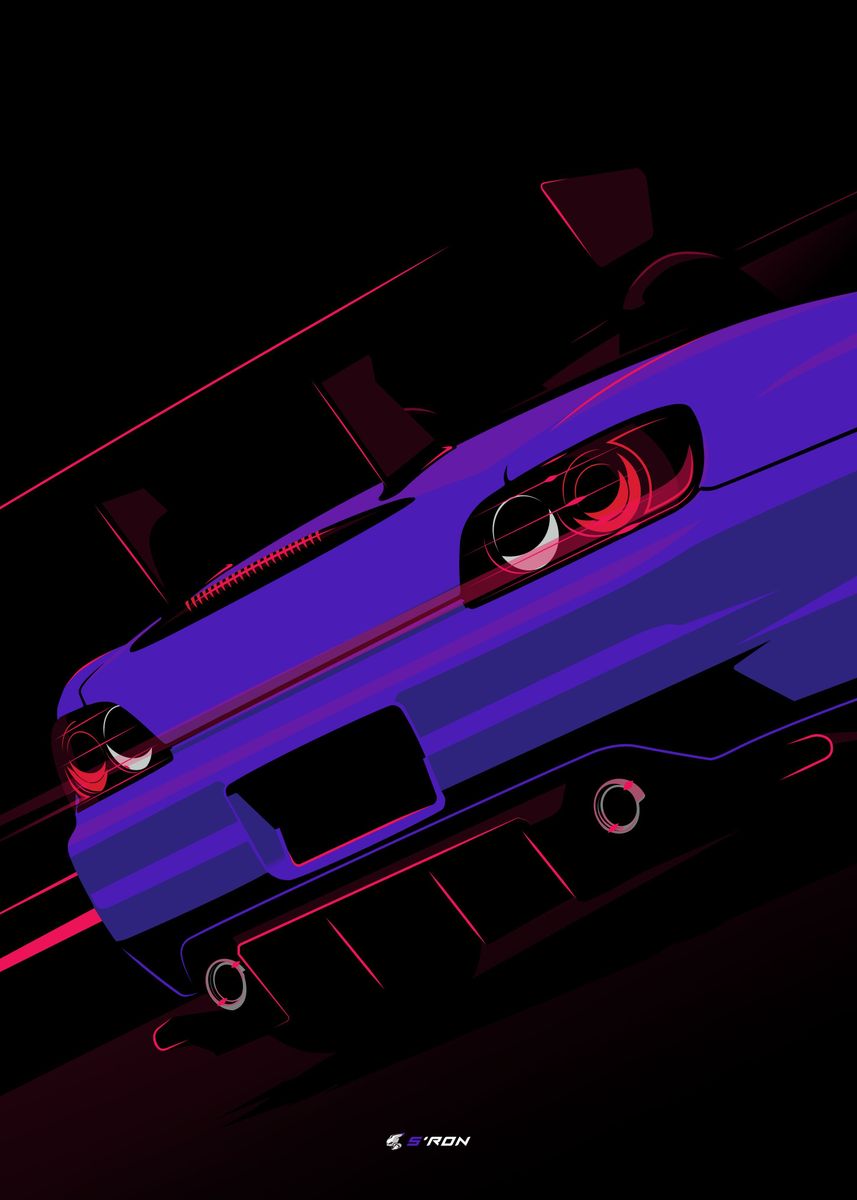 'Honda S2000' Poster, picture, metal print, paint by Sron | Displate
