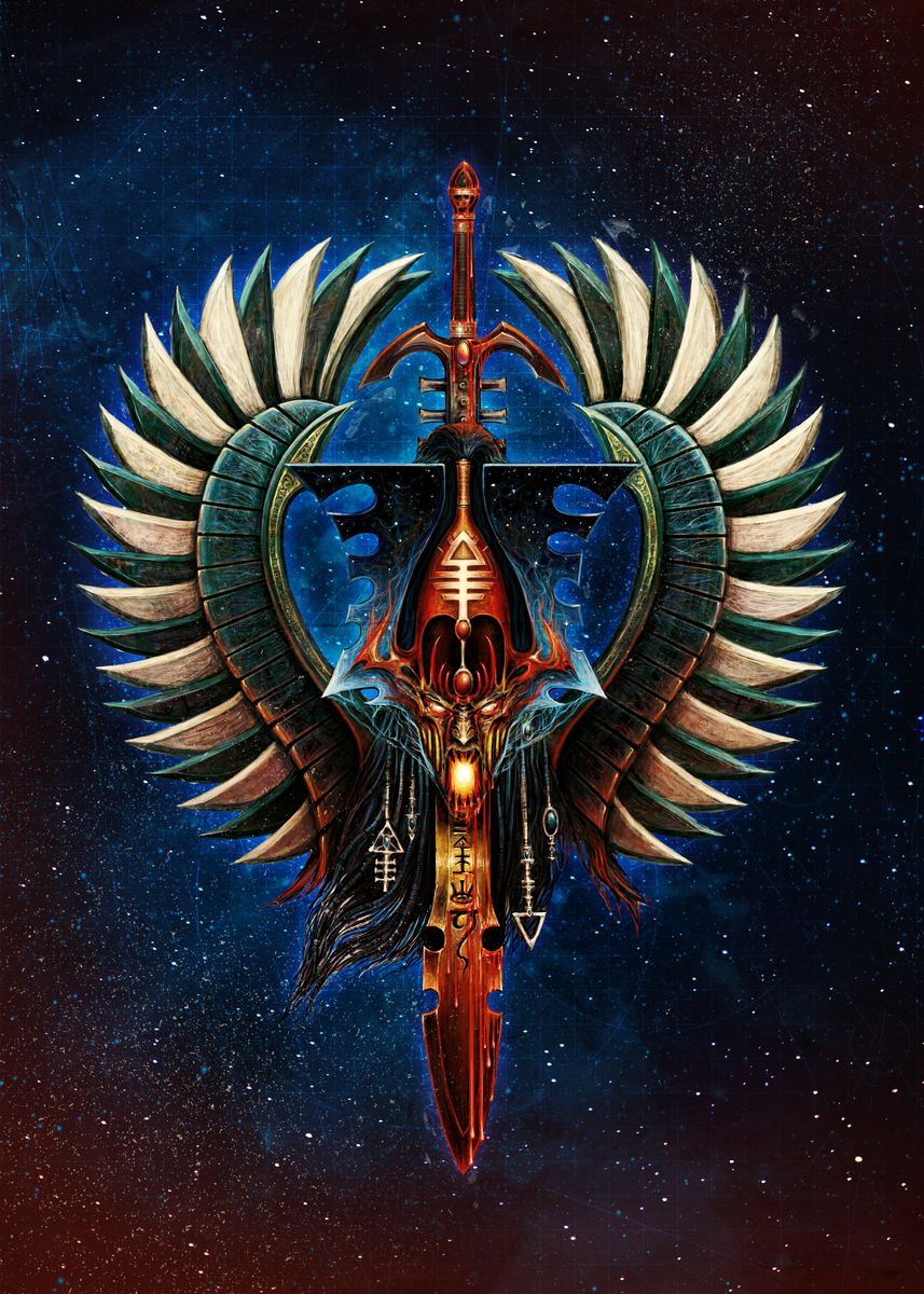 'Aeldari 2' Poster, picture, metal print, paint by Warhammer | Displate