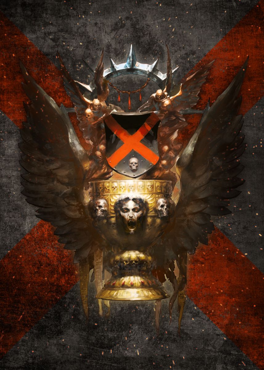 'Death Company' Poster, picture, metal print, paint by Warhammer | Displate