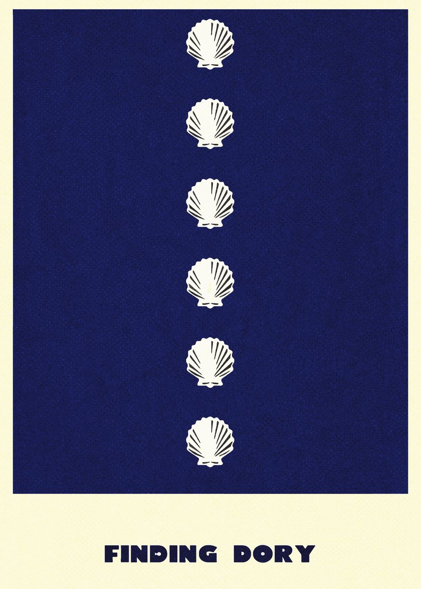 'Finding Dory Minimalist' Poster, picture, metal print, paint by ...