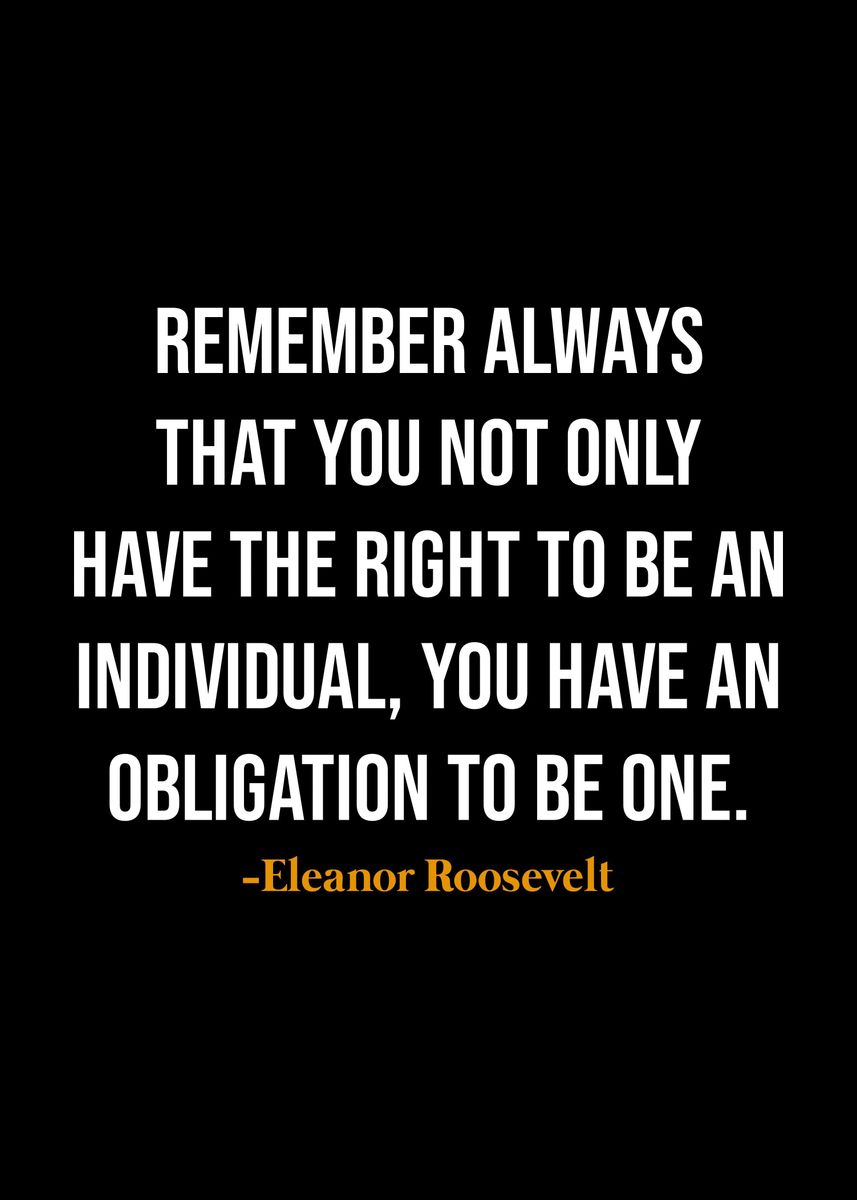 'Eleanor Roosevelt Quotes ' Poster, picture, metal print, paint by ...