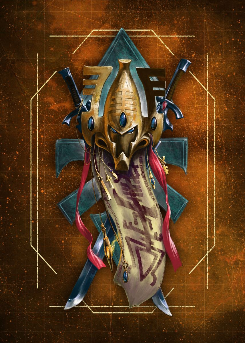 'Aeldari 3' Poster, picture, metal print, paint by Warhammer | Displate