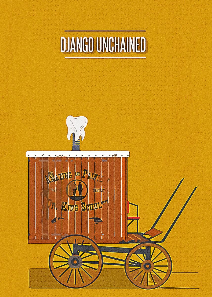 'Django unchained' Poster, picture, metal print, paint by MarcosHarris ...