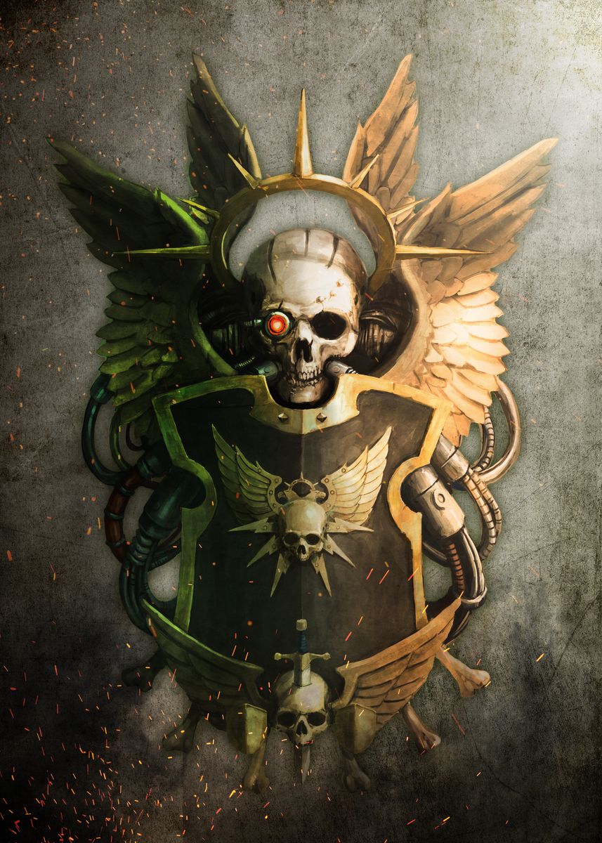 'Space Marines 1' Poster, picture, metal print, paint by Warhammer ...