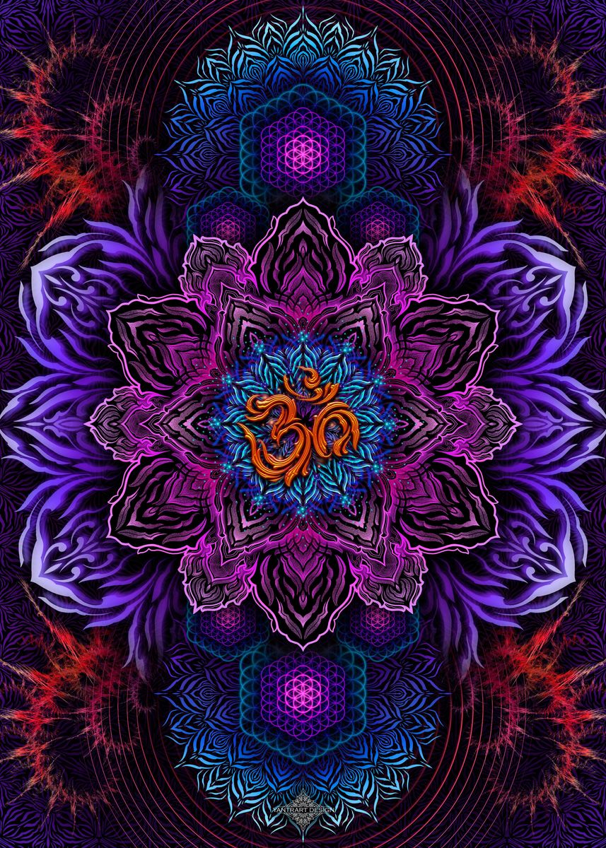 'UNIVERSAL RESONANCE' Poster, picture, metal print, paint by Yantrart ...