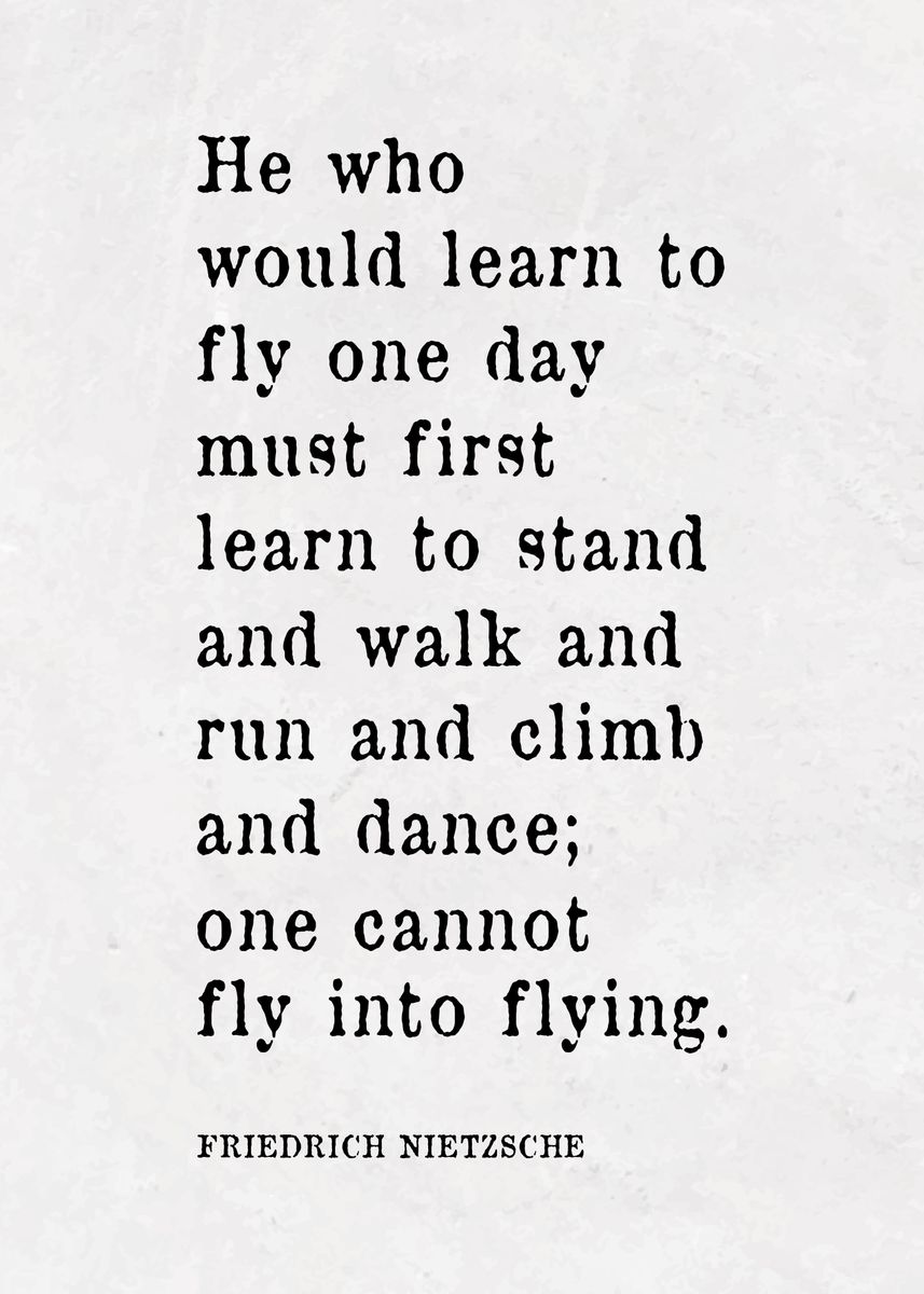 'Friedrich Nietzsche Quote ' Poster, picture, metal print, paint by ...