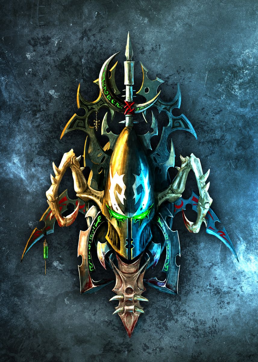 'Drukhari 1' Poster, picture, metal print, paint by Warhammer | Displate