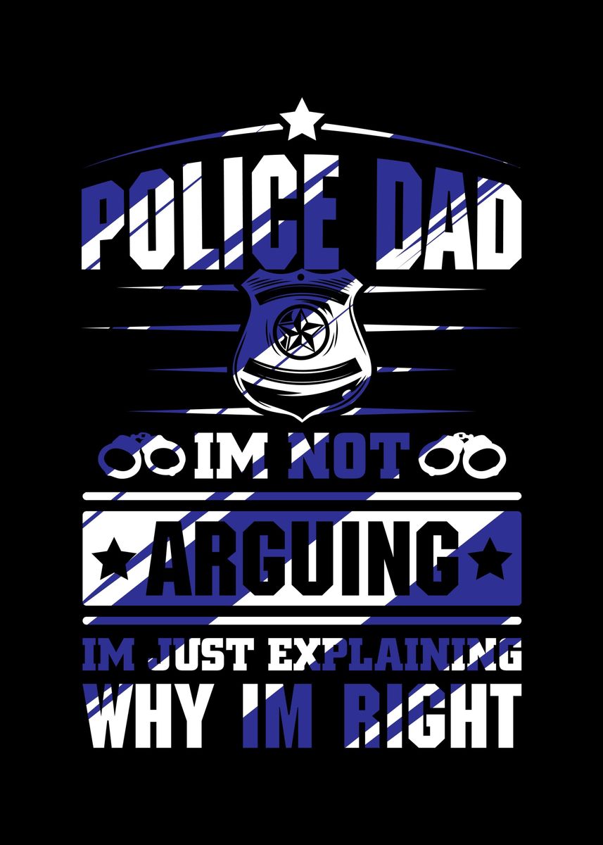 'Police Officer' Poster, picture, metal print, paint by Sebastian ...