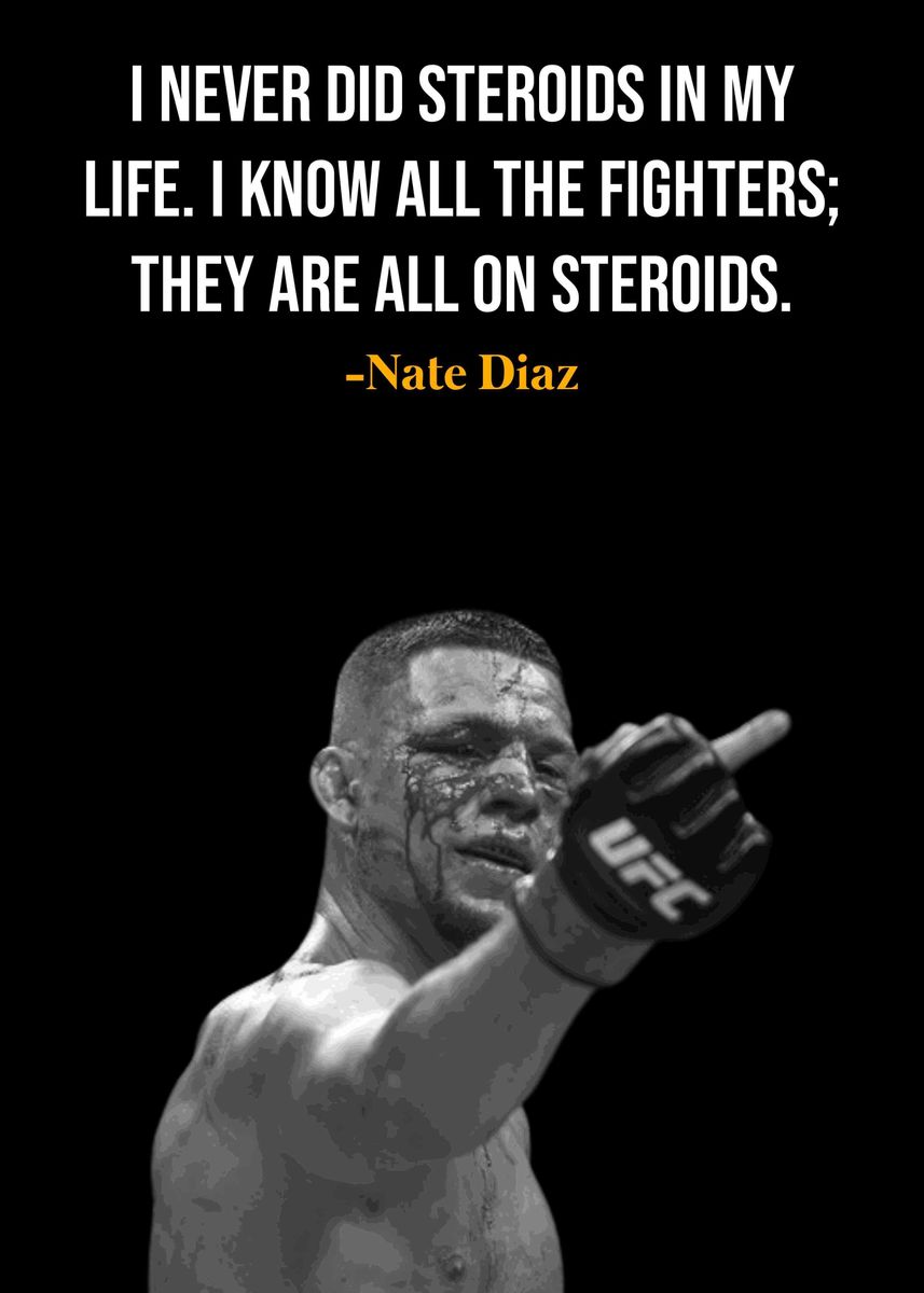 'Nate Dias Quote ' Poster, picture, metal print, paint by KAGE | Displate