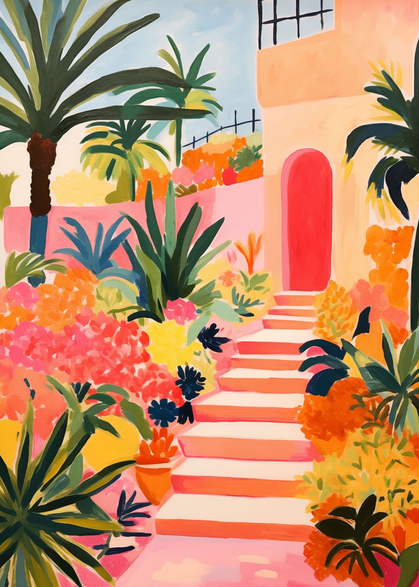 'Tropical Delight ' Poster, picture, metal print, paint by Steel Canvas ...