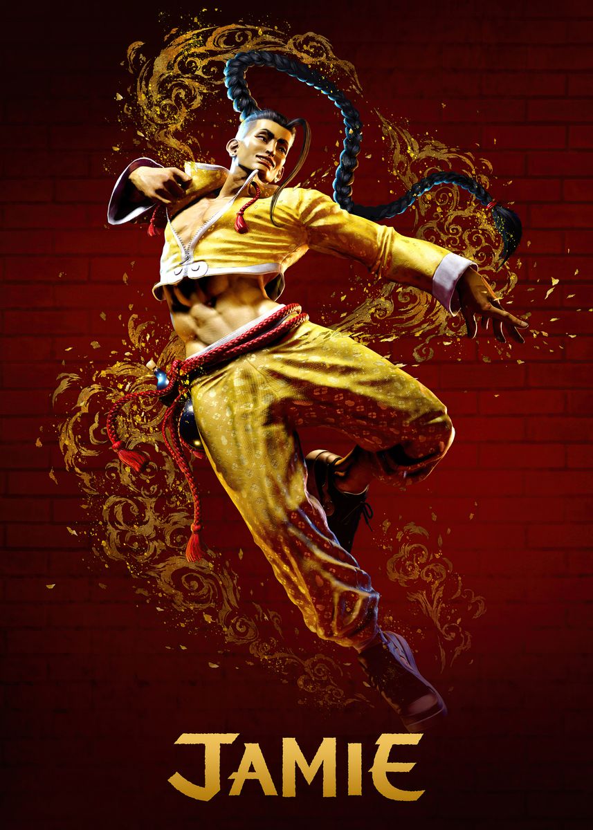 'Jamie' Poster, picture, metal print, paint by Street Fighter | Displate
