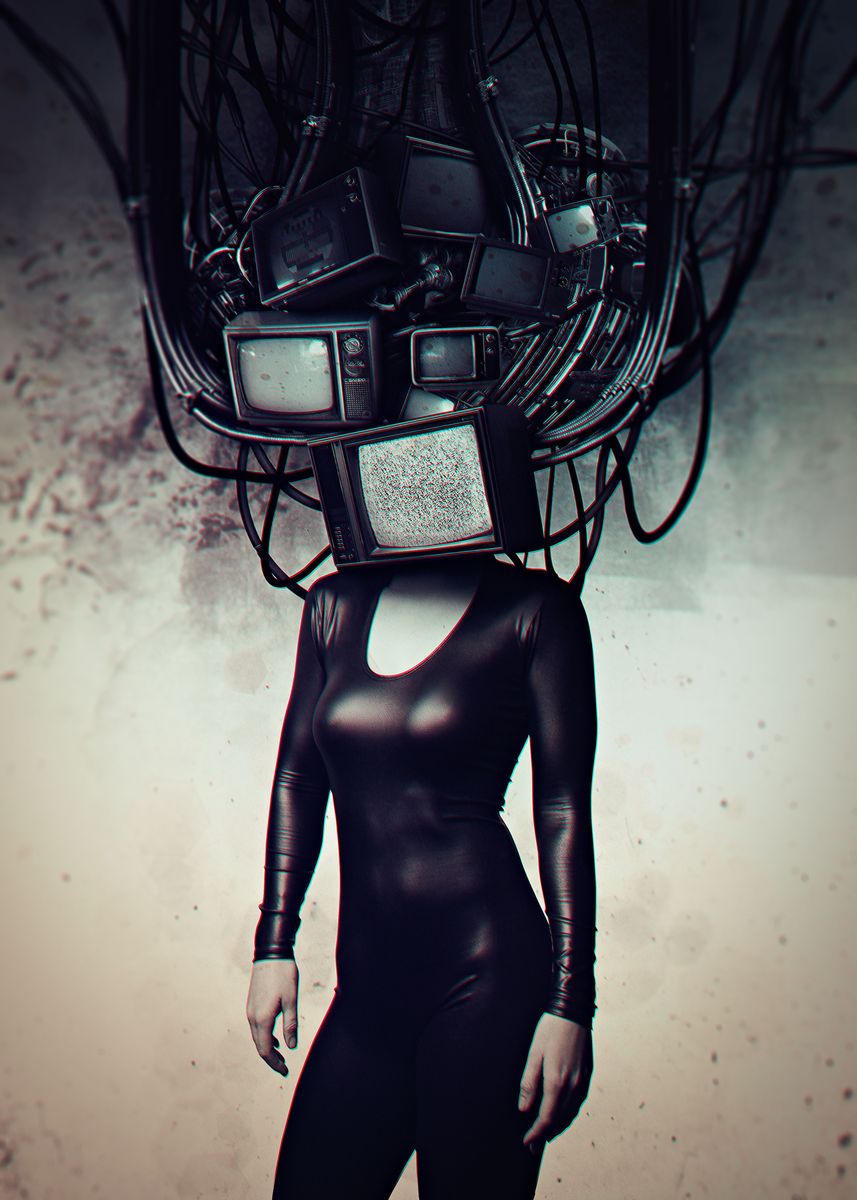 'Connected' Poster, picture, metal print, paint by Patryk Andrzejewski | Displate