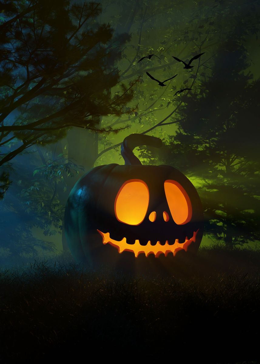 'Spooky Night' Poster, picture, metal print, paint by Faisal Arefin ...