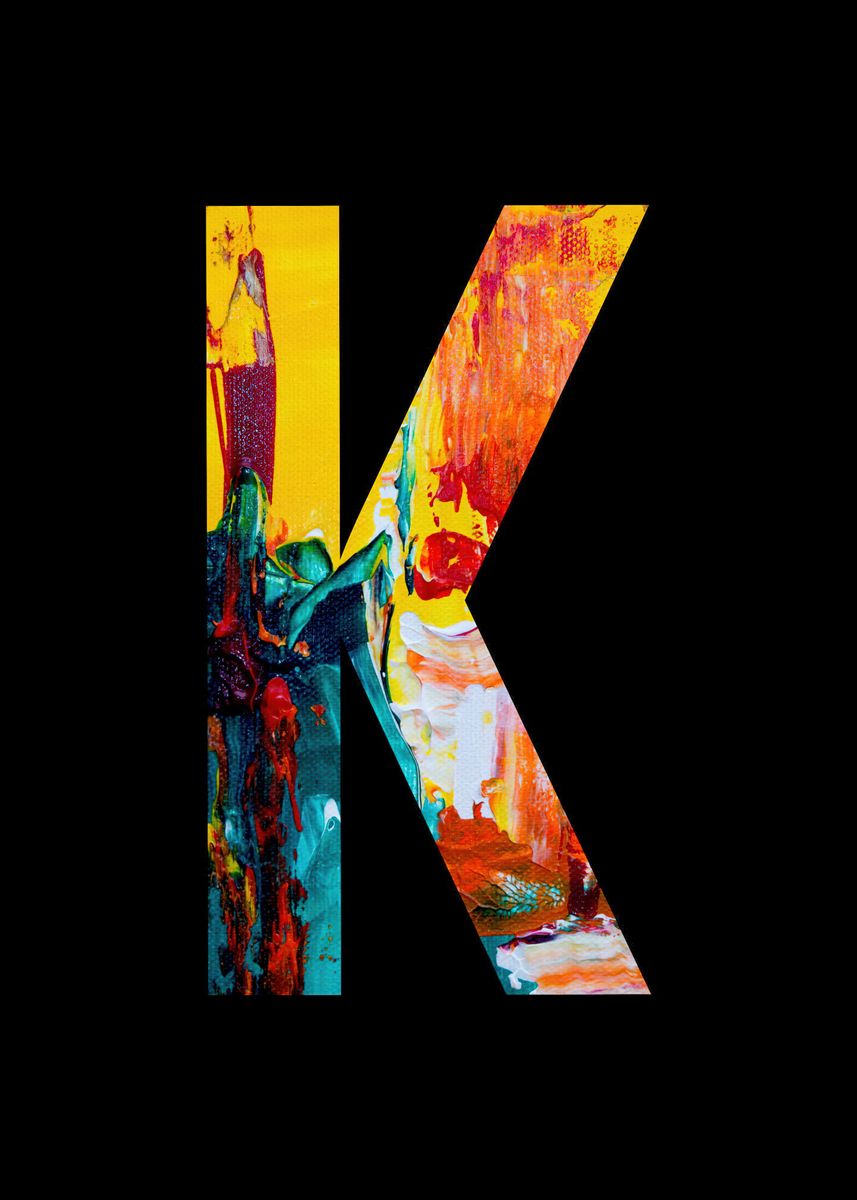 'Abstract Typography' Poster, picture, metal print, paint by babi lonia ...