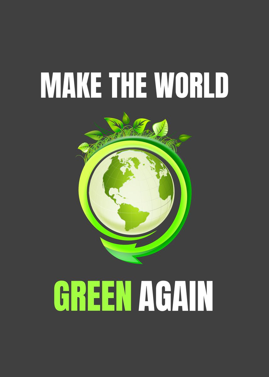 'Global Warming Protest' Poster, picture, metal print, paint by Bright ...