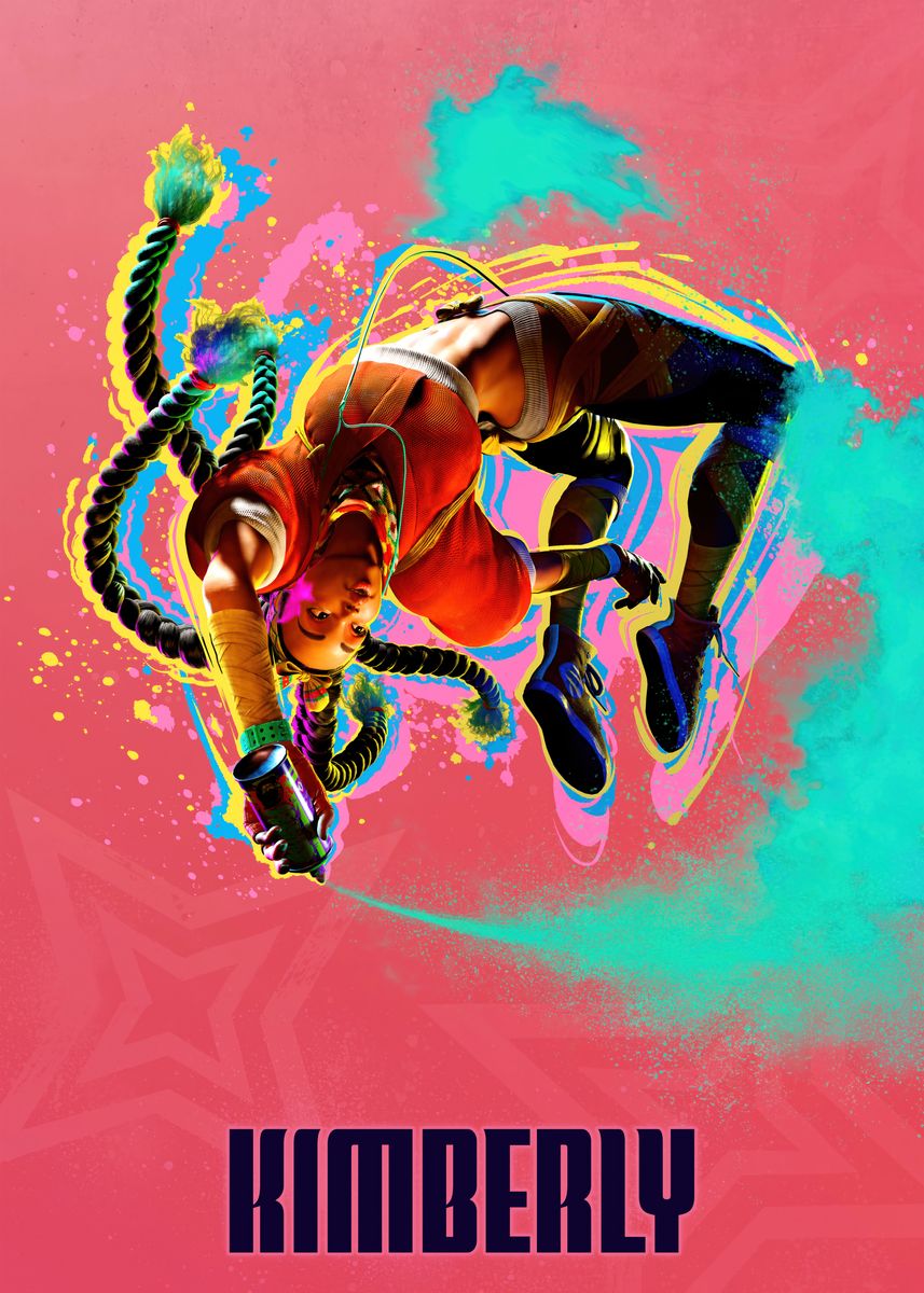 'Kimberly' Poster, picture, metal print, paint by Street Fighter | Displate