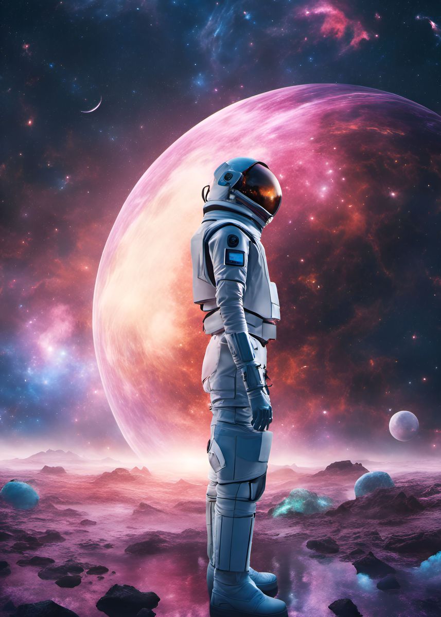 'Cosmic Reverie' Poster by Sparkls | Displate