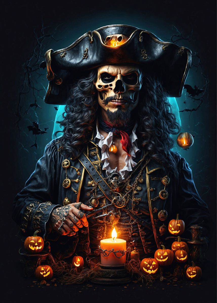 'Pirate' Poster, picture, metal print, paint by LP Design and Studio ...