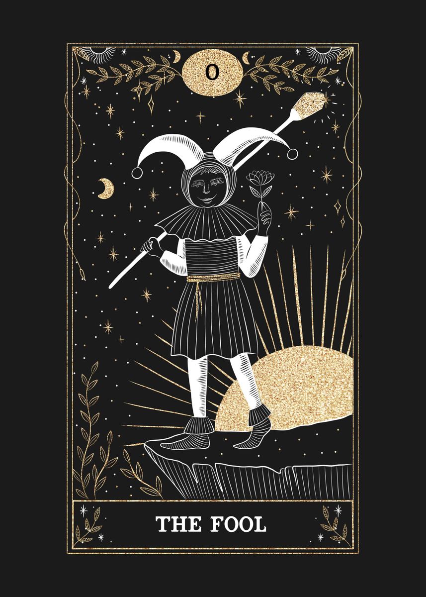 'The Fool Tarot Card' Poster, picture, metal print, paint by SoulArt ...