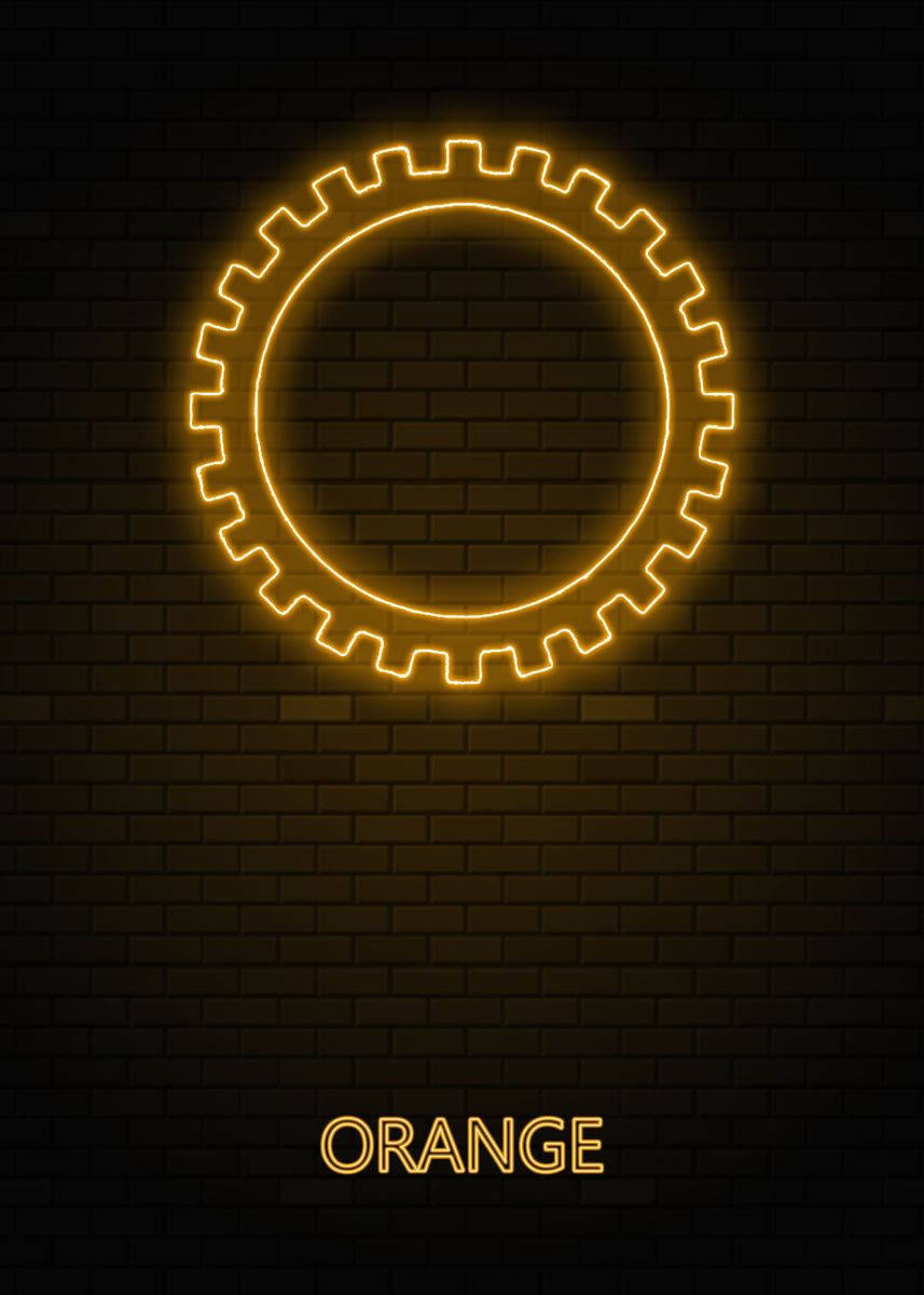 'icon color neon' Poster by Icon | Displate