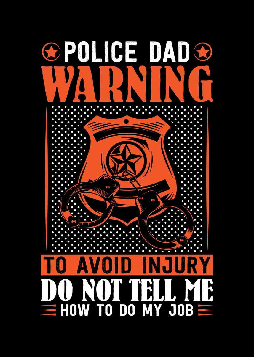 'Police Officer' Poster, picture, metal print, paint by Sebastian ...