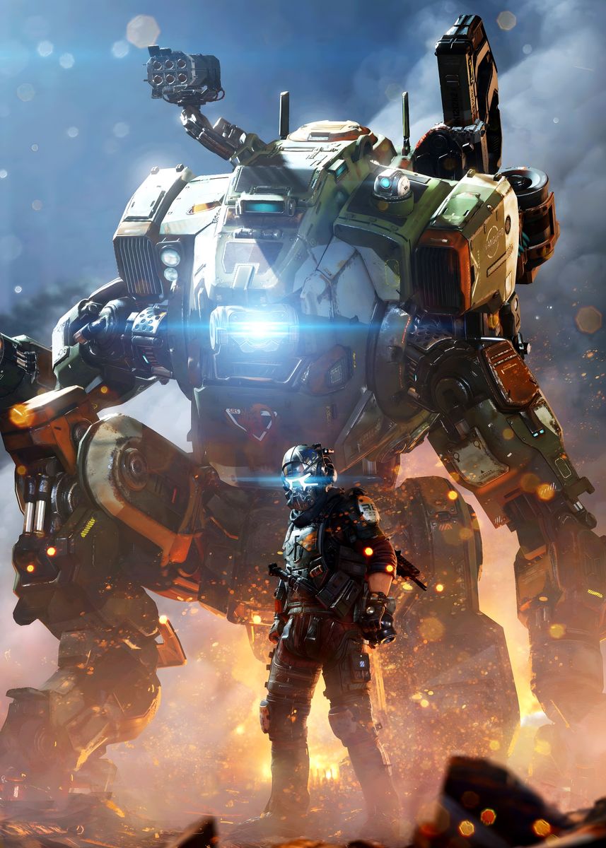 'Titanfall 2' Poster, picture, metal print, paint by Deddy Jr | Displate