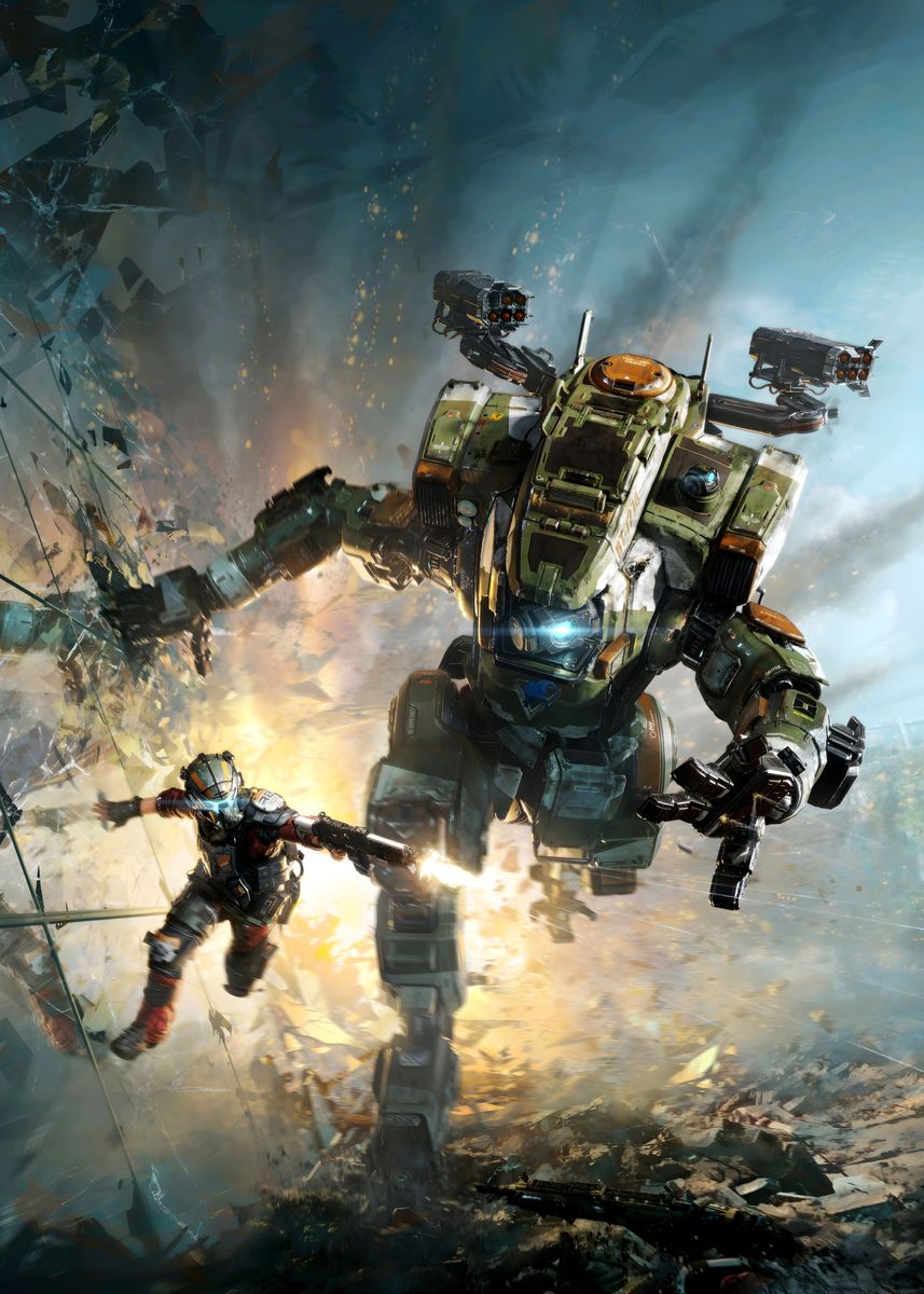 'Titanfall 2' Poster, picture, metal print, paint by Deddy Jr | Displate