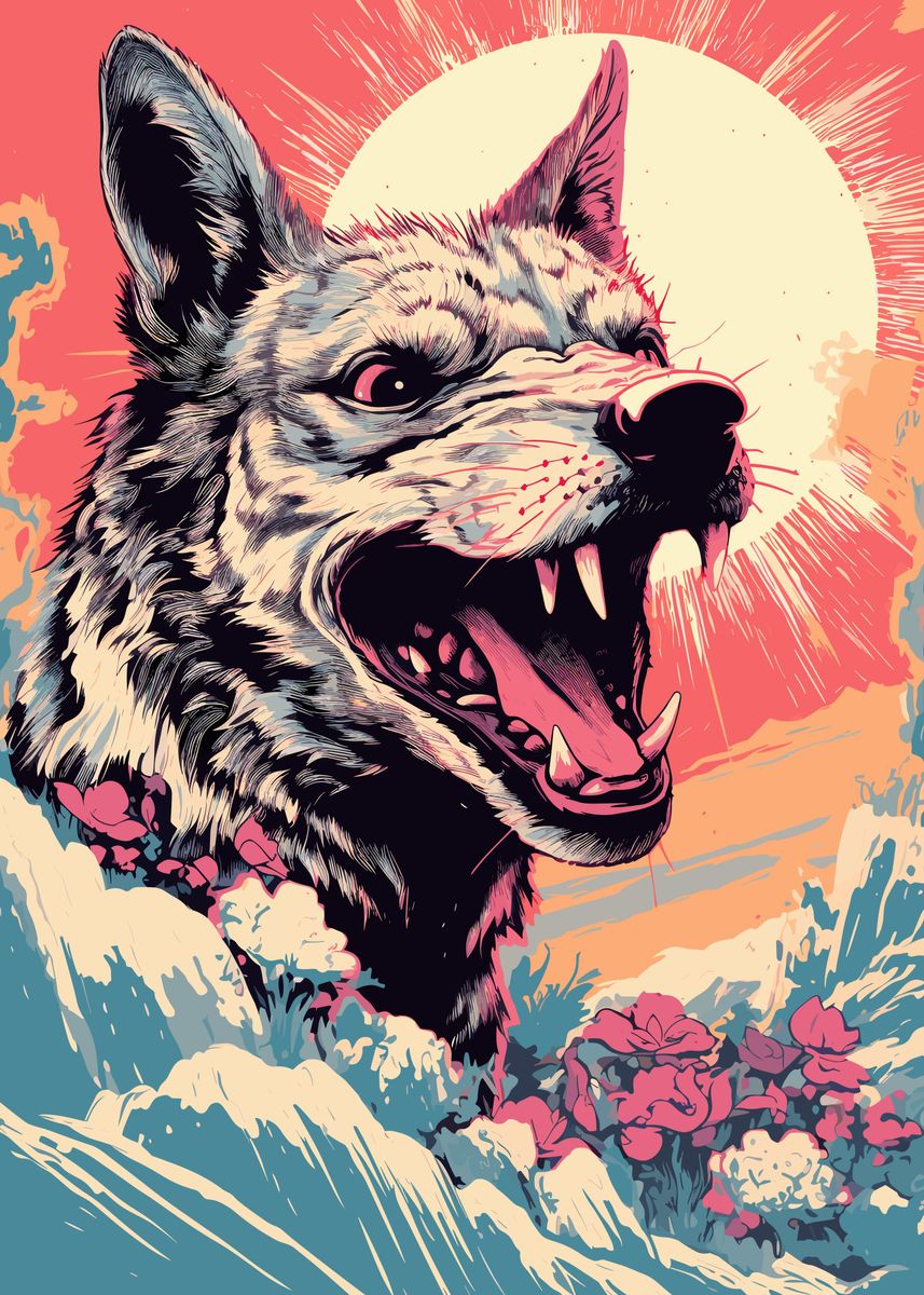 'Risograph Animal' Poster, picture, metal print, paint by Oliver Ben | Displate